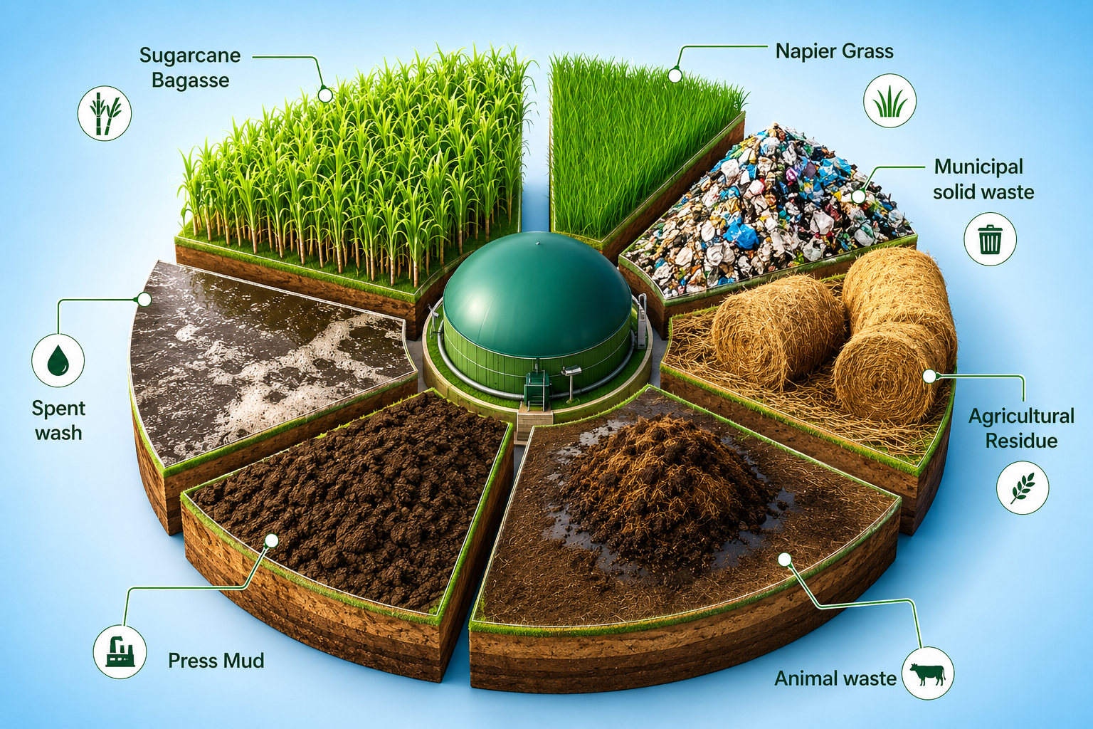 Atirath Holdings · CBG Production Plant | Clean Energy India